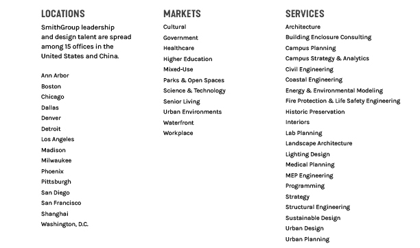 COMPANY FACT SHEET | SmithGroup