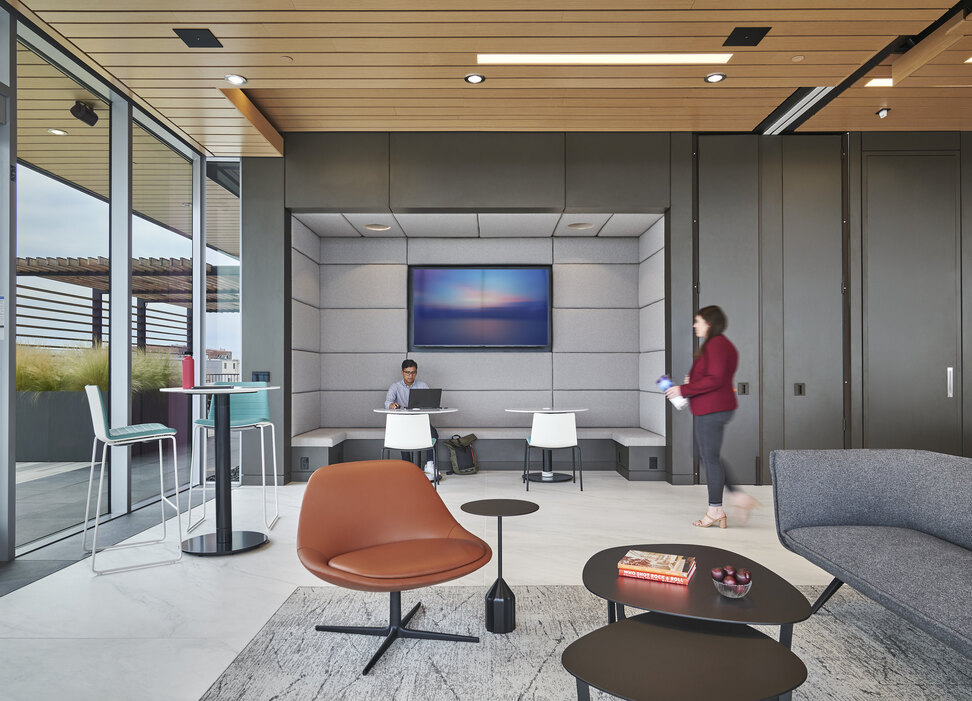 1700 K Street NW Rooftop Amenity | SmithGroup