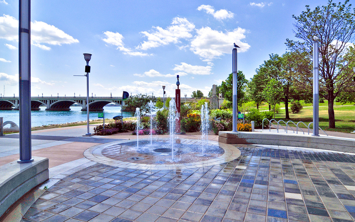 Riverwalk Downtown Detroit