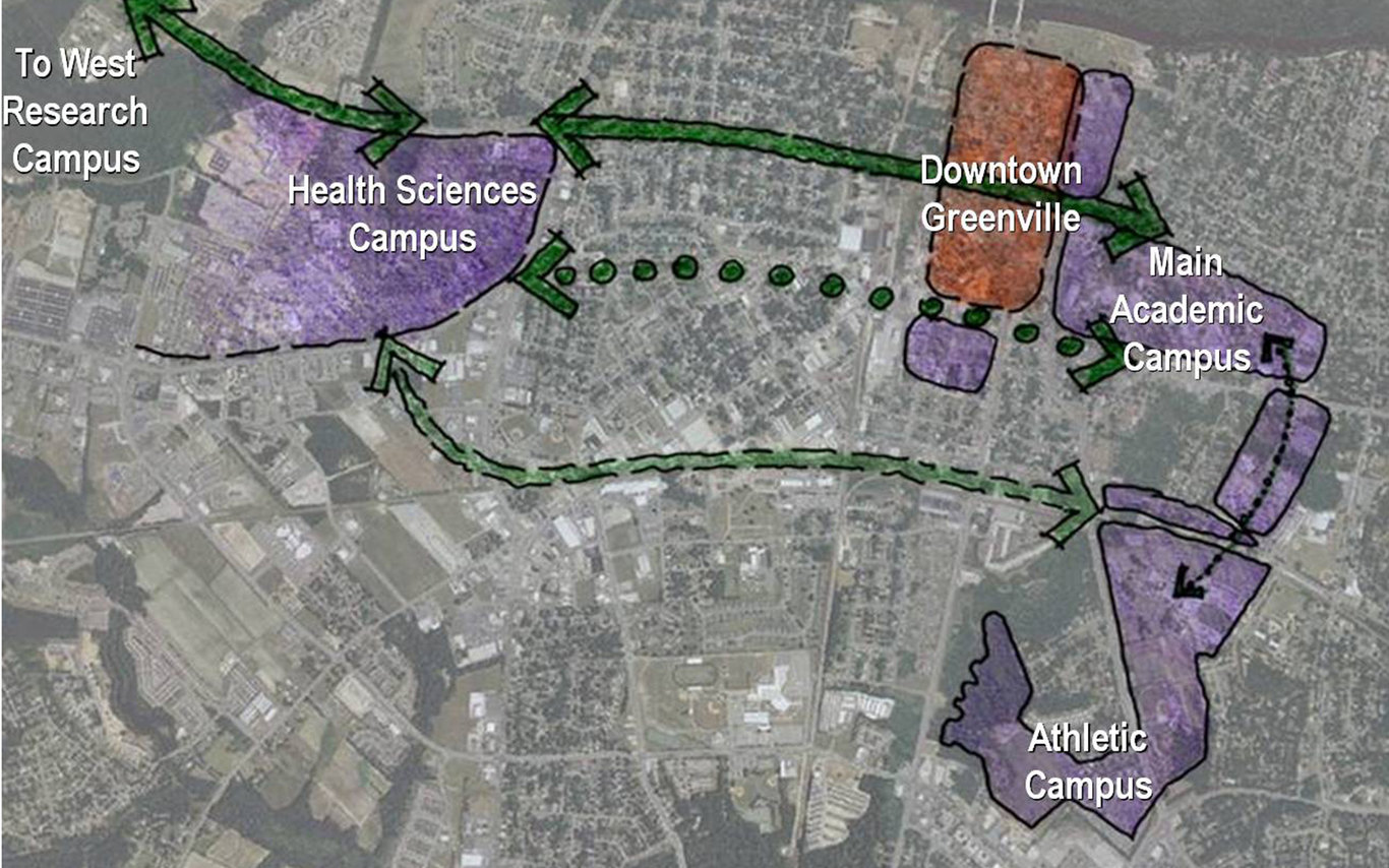 ECU Comprehensive Campus Master Plan | SmithGroup
