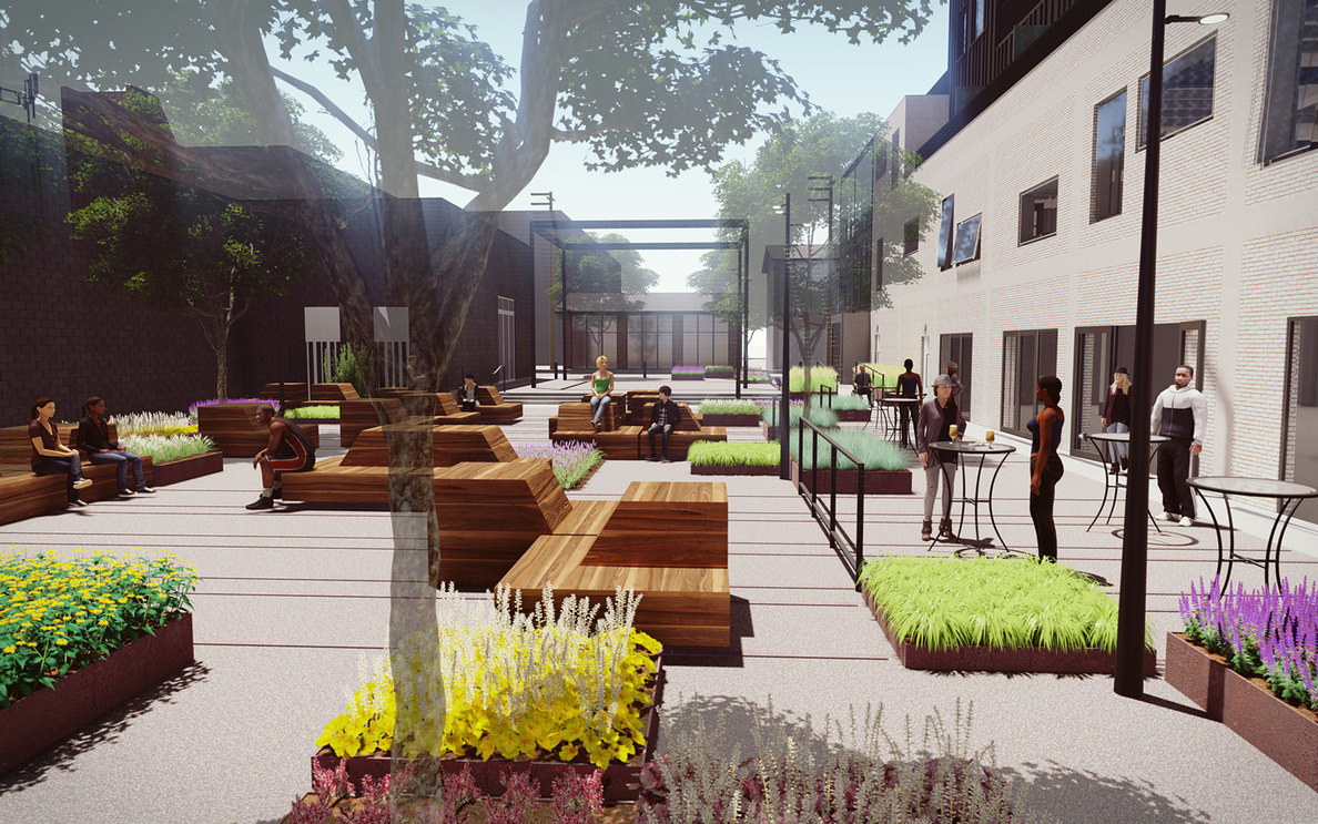 Detroit Selden Courtyard | SmithGroup